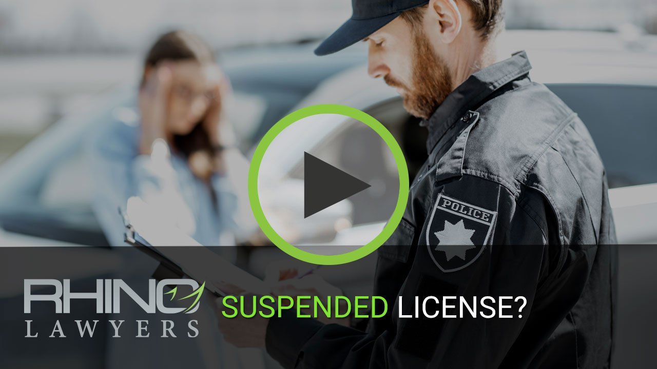 Driving on Suspended License | RHINO Lawyers | Criminal Traffic Attorney